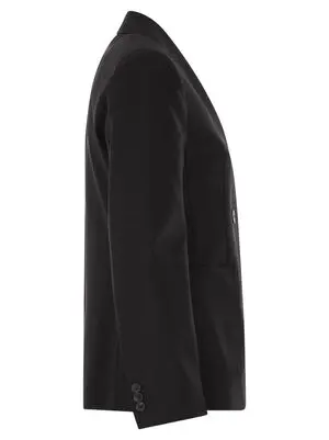 Max Mara Double Breasted Blazer - Black