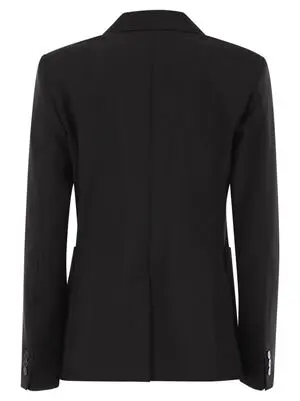 Max Mara Double Breasted Blazer - Black