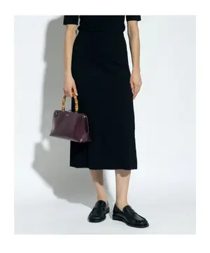 JIL SANDER Wool Midi Skirt
