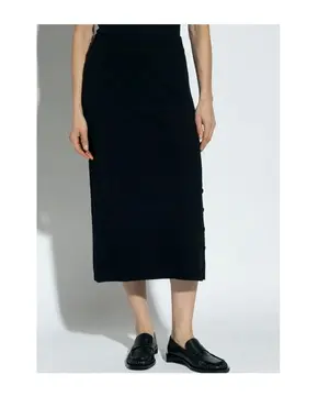 JIL SANDER Wool Midi Skirt