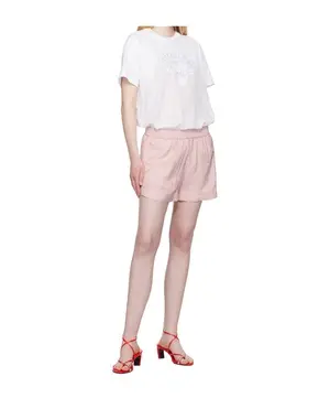 Stella McCartney Striped Silk Shorts