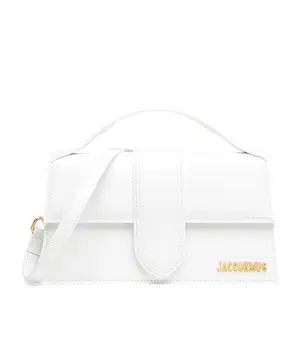 Jacquemus The Large Bambino Strapped Handbag - White