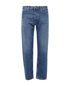 Off-white Patchwork Jeans For Men
