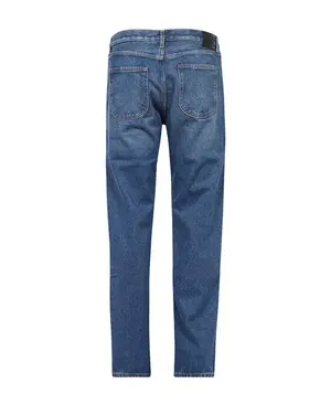 Off-White Logo Patch Straight Leg Jeans
