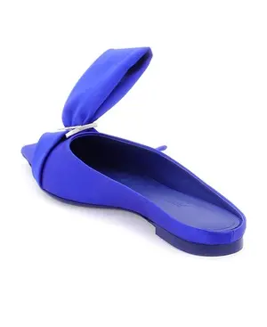 FERRAGAMO Pointed Toe Single Bow Muller Flat