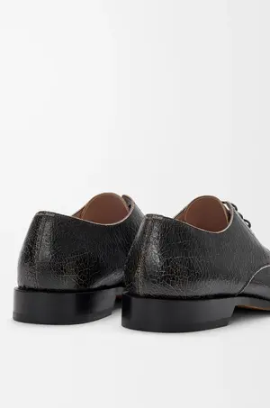 Loewe Campo Lace-up Derby Shoes - Black/beige