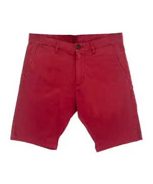 Emporio Armani Casual Zippered Shorts - Red