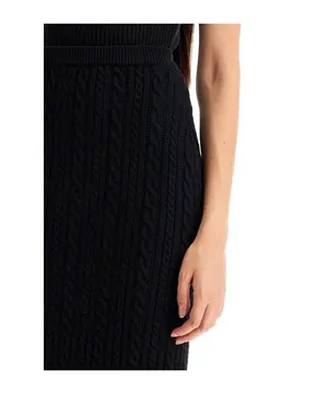 Alessandra Rich Knitted Midi Skirt