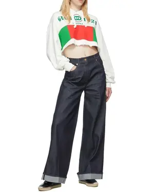 Gucci Leather Espadrille With Double G