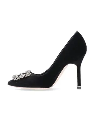 Manolo Blahnik Logo High Heels