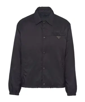 Prada Logo Plaque Blouson Jacket