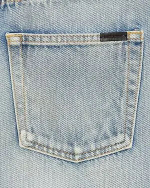 Saint Laurent Button Detailed Skinny Jeans