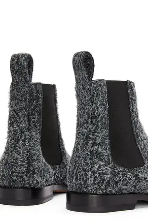 Loewe Brushed Campo Chelsea Boots - Charcoal-grey