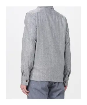 Eleventy Striped Pocket Shirt