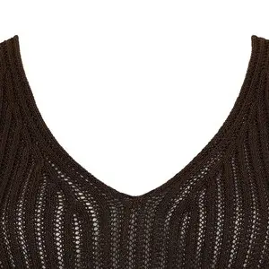 Max Mara Vicini Sleeveless Knitted Top - Black