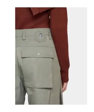 Rabanne Pleated Button-fastened Cargo Trousers