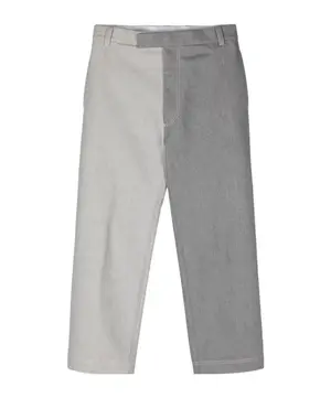 Thom Browne Two-toned Mid-rise Jeans