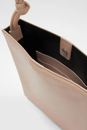 JIL SANDER Medium Tangle Shoulder Bag - Nude