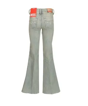 DIESEL® High-rise Bootcut Jeans With Double-button Placket