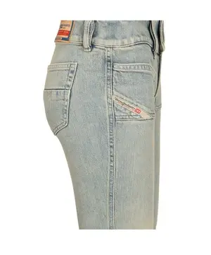 DIESEL® High-rise Bootcut Jeans With Double-button Placket