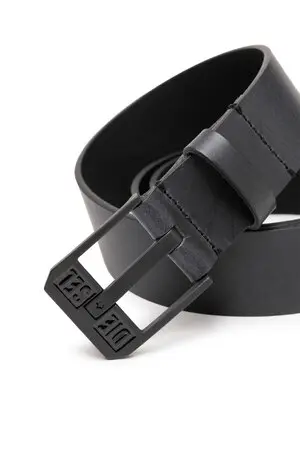 DIESEL® Logo Engraved Buckle Belt