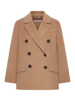Max Mara Lukas Double-breasted Tailored Blazer - Brown