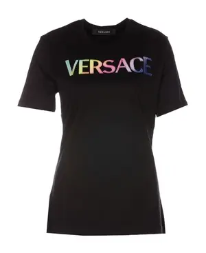 Versace Embroidered T-shirts For Women