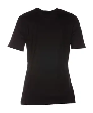 Versace Short-sleeved T-shirt With Embroidered Logo
