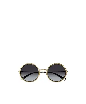Chloé Round Frame Sunglasses - Black