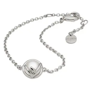 Fendi F Is " Pearl Bracelet - Silver