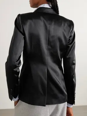 Dries Van Noten Double-breasted Peak Lapel Blazer