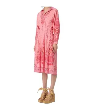 Etro Paisley-printed Pleated Shirt Dress