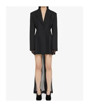 Givenchy Collared Blazer With Satin Lapels