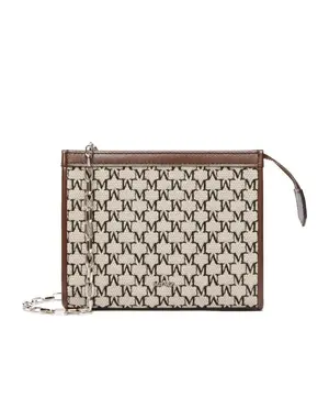Max Mara Cotton Jacquard Monogram Pouch