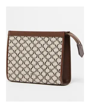 Max Mara Cotton Jacquard Monogram Pouch