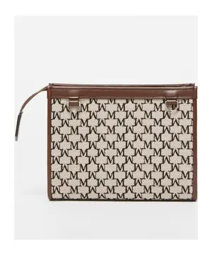 Max Mara Cotton Jacquard Monogram Pouch