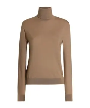 Dolce & Gabbana Long-sleeve Turtleneck Sweater - Beige