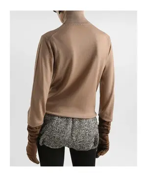 Dolce & Gabbana Long-sleeve Turtleneck Sweater - Beige