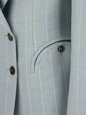 BLAZÉ MILANO After You Charmer Pinstripe Blazer