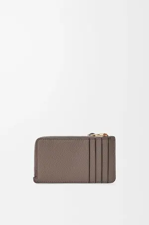 Loewe Anagram Zipped Cardholder - Taupe/gold