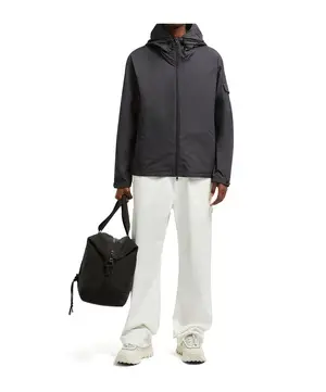 Moncler Logo Patch Hooded Jacket