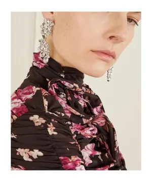 Magda Butrym Crystal Drop Earrings