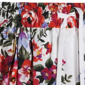 Dolce & Gabbana Floral Print Maxi Skirt - White
