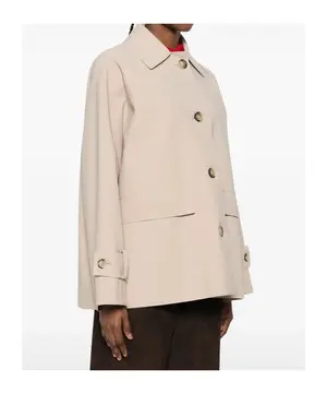 Harris Wharf London Scuba Jacket With Classic Collar - Nude