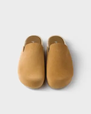 Prada Suede Mules