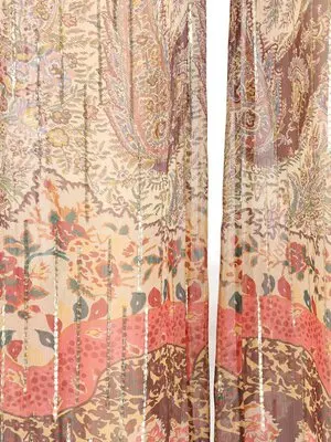 Valentino Garavani Mossi Printed Wide-leg Pants