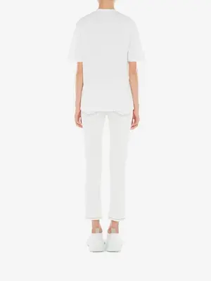 Alexander McQueen Rose Exploded Dress Print T-shirt