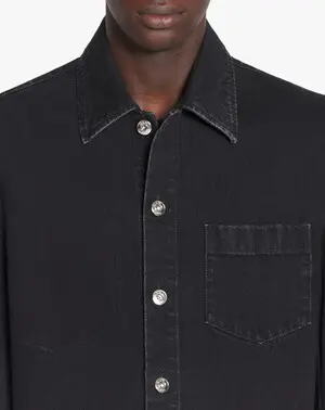 LANVIN Cocoon Button-up Denim Shirt