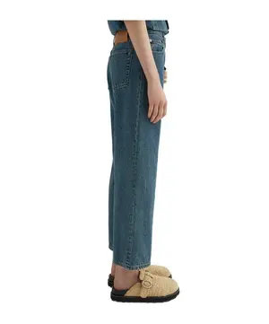 JIL SANDER Flared Cropped Jeans - Blue