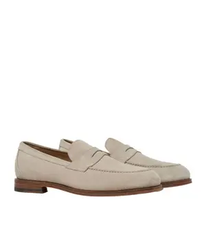SCAROSSO Stefano Penny Loafers - Sand